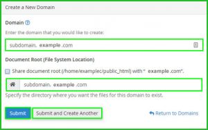 Create a subdomain - Cyber Developer BD Support Portal