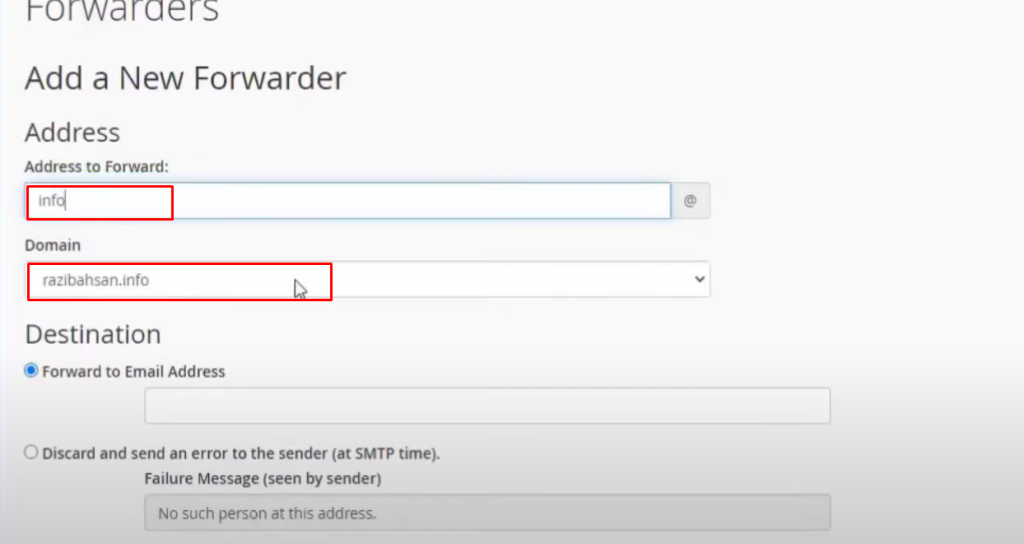 How to Set Up Email Forwarding System in cPanel? - Cyber Developer BD Support Portal